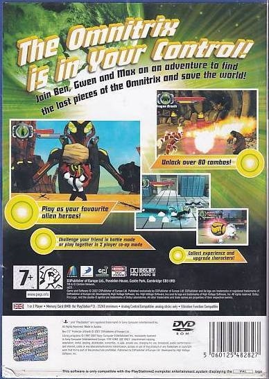 75,- Ben 10 Protector of Earth - PS2 (Genbrug)