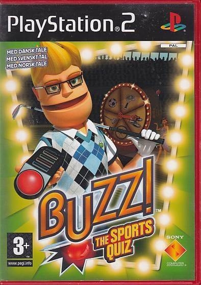 50,- Buzz! The Sports Quiz - PS2 (Genbrug)