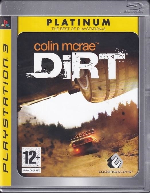 75,- Colin McRae DiRT - PS3 Platinum (Genbrug)
