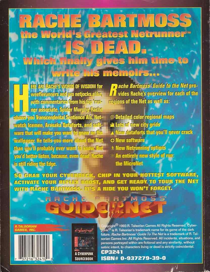 200,- Cyberpunk 2020 - Rache Bartmoss' Guide to the Net (Genbrug)