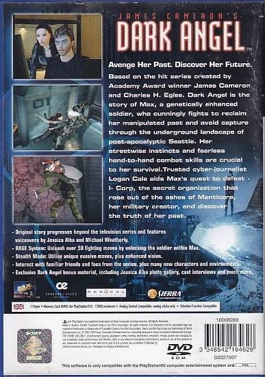 50,- Dark Angel - PS2 (Genbrug)