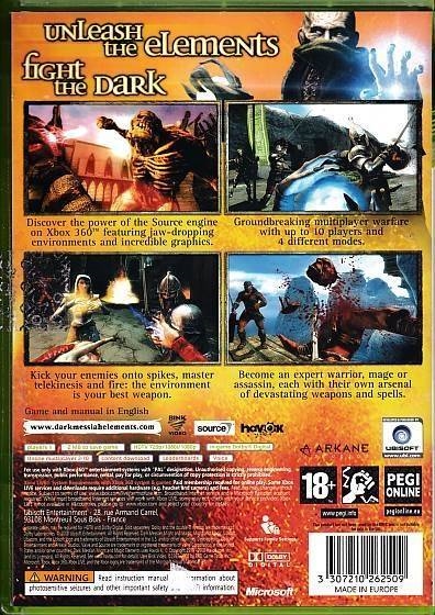 100,- XBOX 360 - Dark Messiah: Might and Magic Elements (Genbrug)