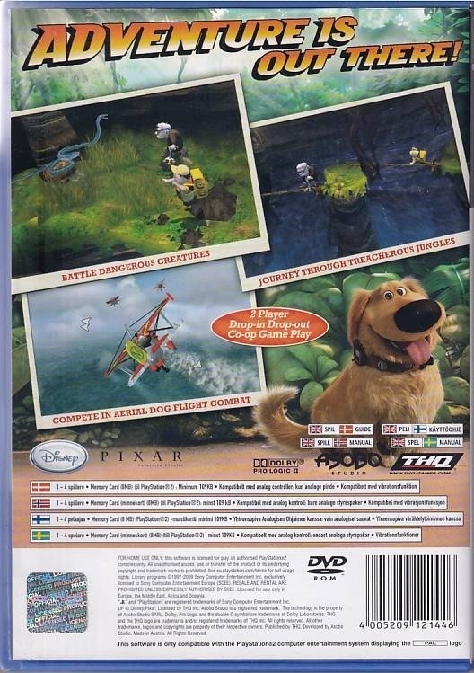 50,- Disney Pixar Up - PS2 (Genbrug)