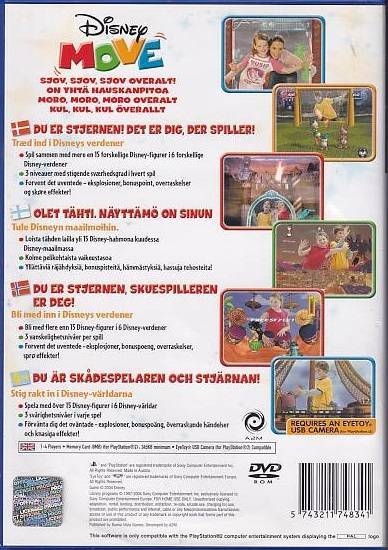 50,- Disney Move - PS2 (Genbrug)
