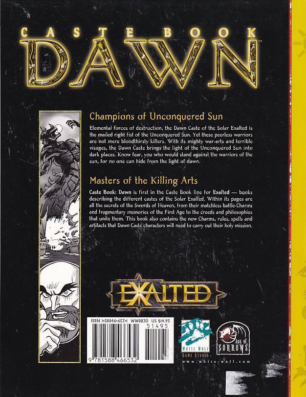 100,- Exalted - Caste Book: Dawn (Genbrug)