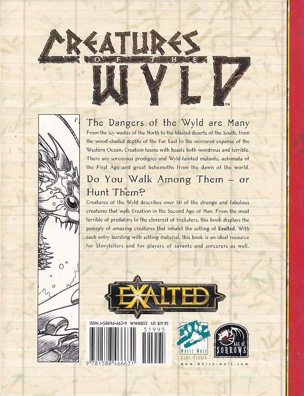 125,- Exalted - Creatures of the Wyld (Genbrug)