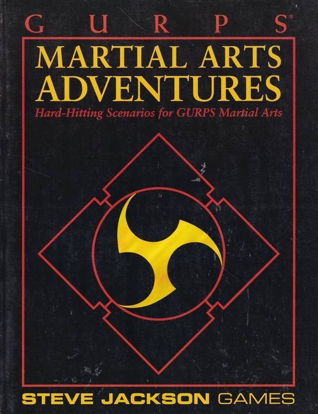 100 ,- GURPS 3rd - Martial Arts Adventures (Genbrug)