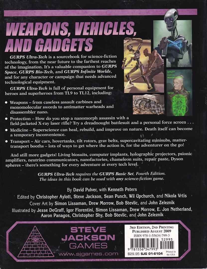 500,- GURPS 4th - Ultra-Tech (Genbrug)