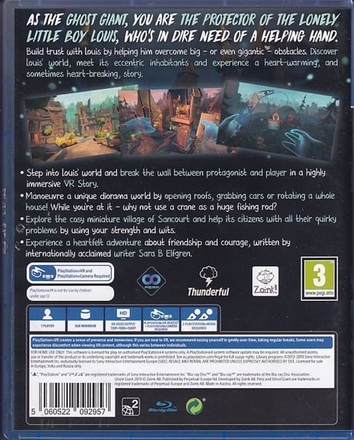 150,- PS4 - Ghost Giant (Genbrug)