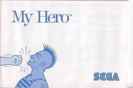 125,- SEGA Master System - My Hero (Genbrug)