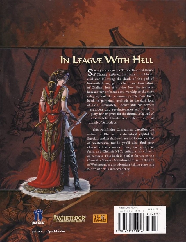 300 ,- Pathfinder - Cheliax (Genbrug)