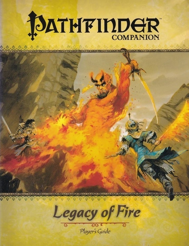 250 ,- Legacy of Fire: Player's Guide (Genbrug)