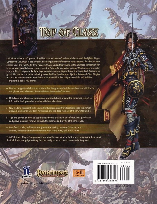 150,- Pathfinder - Advanced Class Origins (Genbrug)