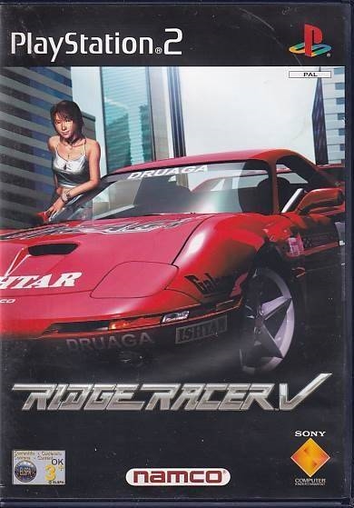 100,- Ridge Racer V - PS2 (Genbrug)