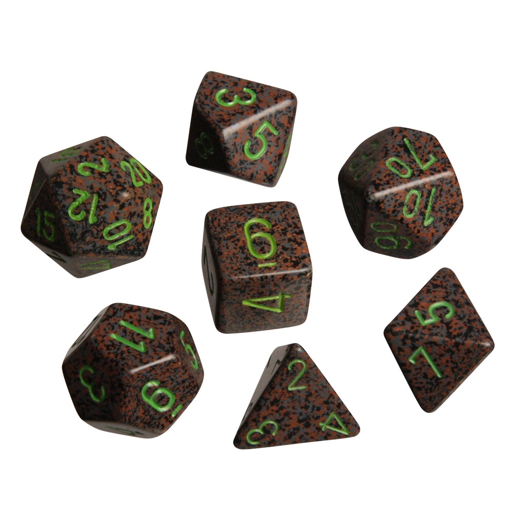 79,- Speckled Earth Dice Set - Chessex