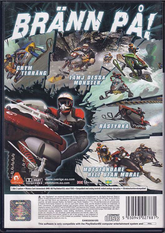 75,- Sled Storm - PS2 (B Grade) (Genbrug)