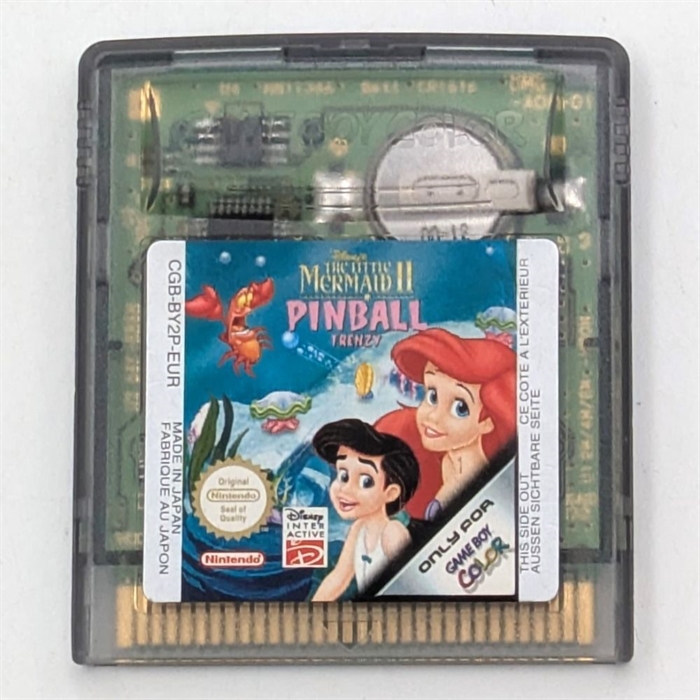 85,- The Little Mermaid II Pinball Frenzy - GameBoy Color spil (Genbrug)