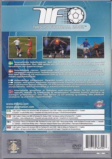 25,- PS2 - This is Football 2002 Platinum (B Grade) (Genbrug)