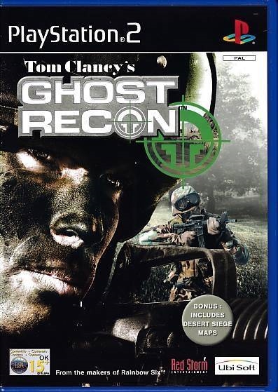75,- Tom Clancy's Ghost Recon - PS2 (Genbrug)