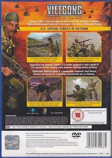 75,- PS2 - Vietcong: Purple Haze (Genbrug)